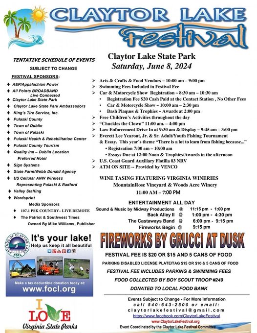 Claytor Lake Festival | WPSK-FM